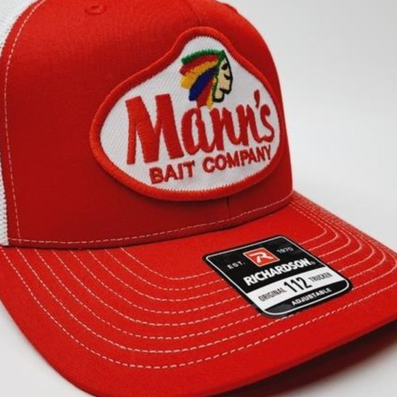 Handmade | Accessories | Retro Fishing Manns Bait Company Richardson 12 ...